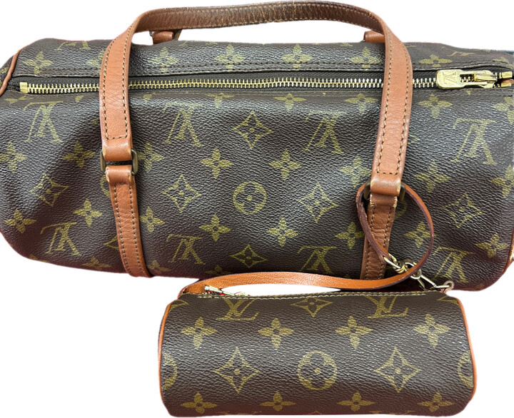 Louis Vuitton Papillon leather handbag - ShopStyle Tote Bags