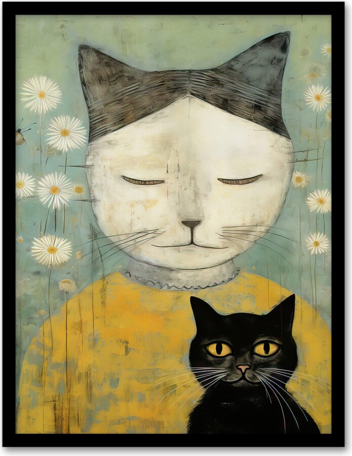 Artery8 Wall Art Print Self Portrait When Cats Resemble Their Owners By ...