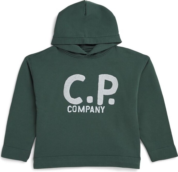 C.P. Company Kids C. P. Company Kids Cotton Logo Hoodie (4-14 Years ...