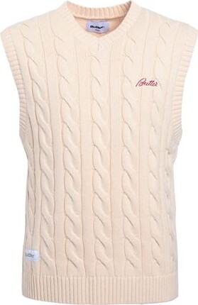 BUTTER GOODS Cable Knit Vest Jumper - ShopStyle