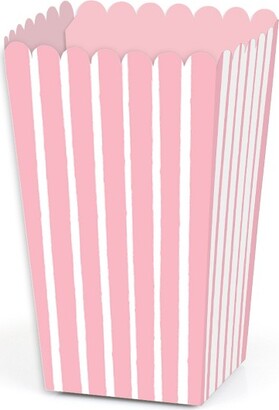 Big Dot of Happiness Pink Stripes - Simple Party Favor Popcorn Treat ...