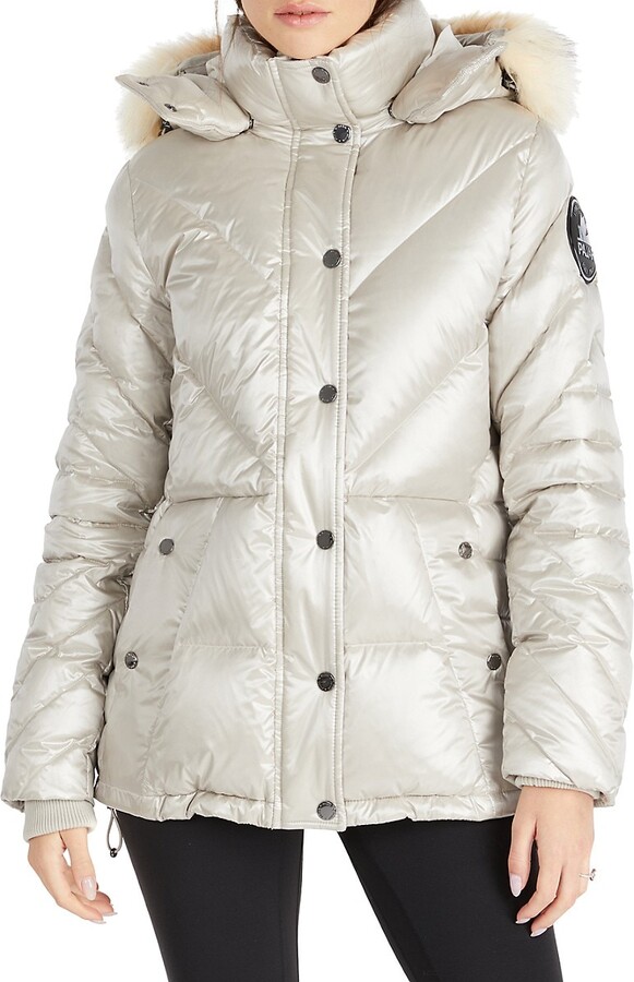 Pajar Faux Fur Trim Quilted Down Puffer Coat - ShopStyle