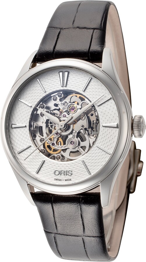 Oris Women's Artelier Skeleton 33mm Automatic Watch - ShopStyle