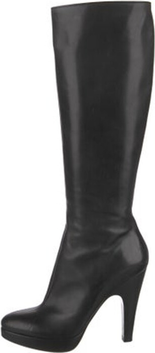 Prada Leather Boots - ShopStyle