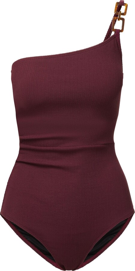 Change of Scenery Women's Red Kara One Piece Trim Auburn Texture ...