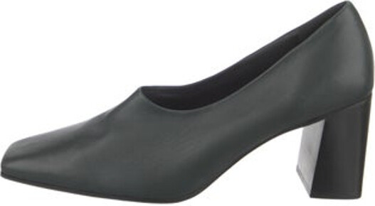 The Row Leather Pumps - ShopStyle