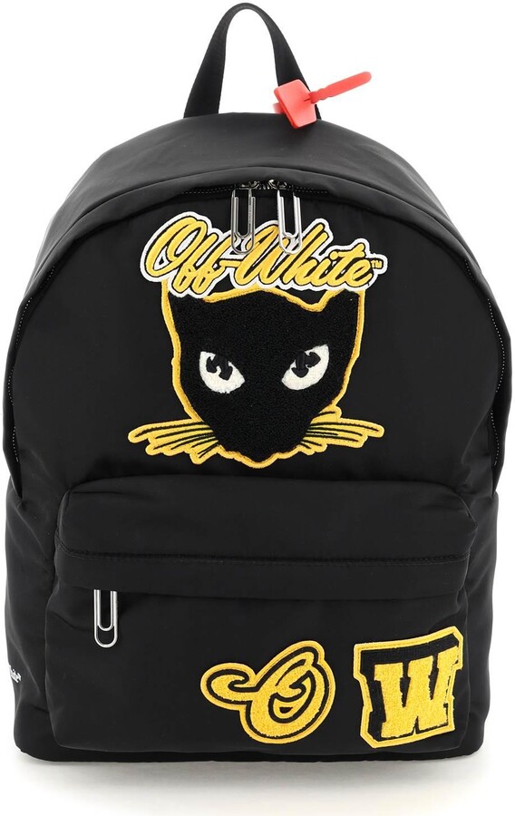 Off-White Logo Patch Backpack - ShopStyle