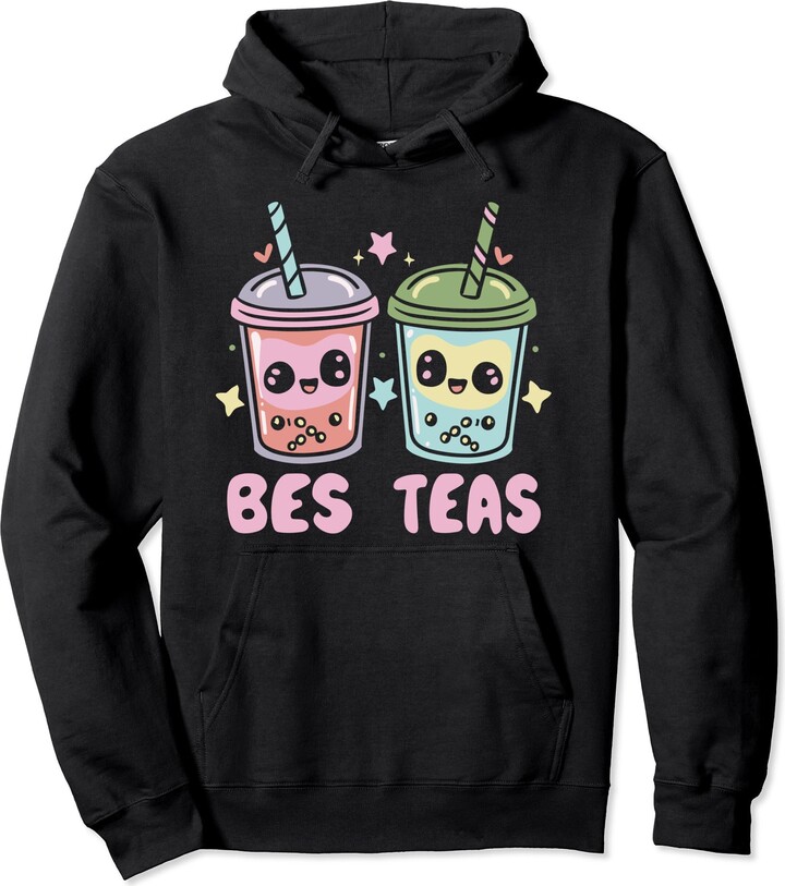 Cute Kawaii Couple Bubble Boba Milk Tea Bes Teas Kawaii Boba Drinks ...