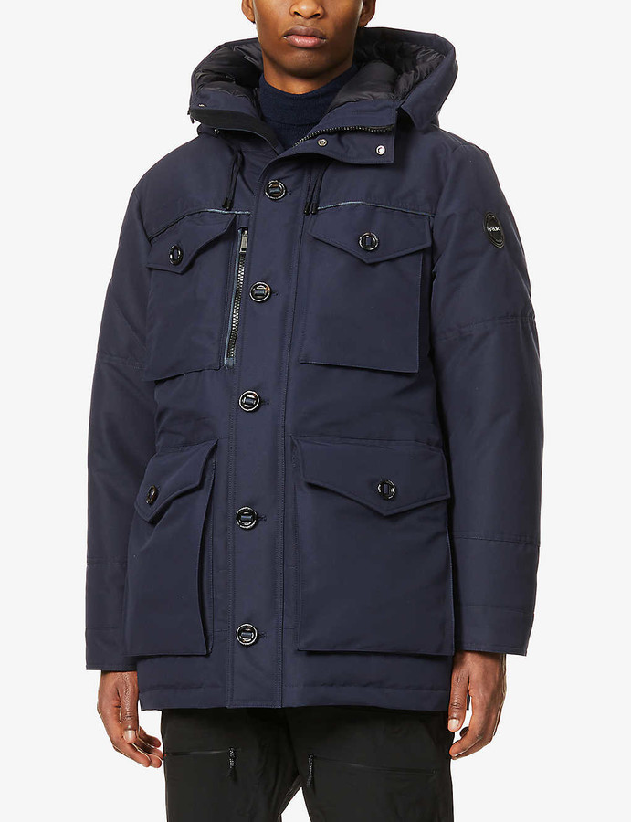 Ralph Lauren Rlx Hooded shell-down parka jacket - ShopStyle Outerwear