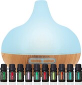 Aromatherapy and Top 10 Essential Oils Set Ultrasonic Diffuser - Pure ...