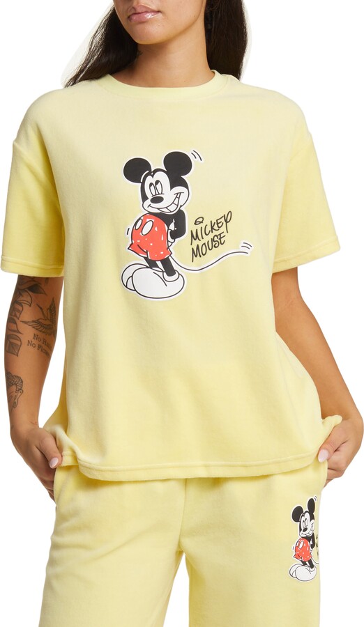 Samii Ryan x Disney Mickey Mouse Oversize Short Sleeve Velour ...