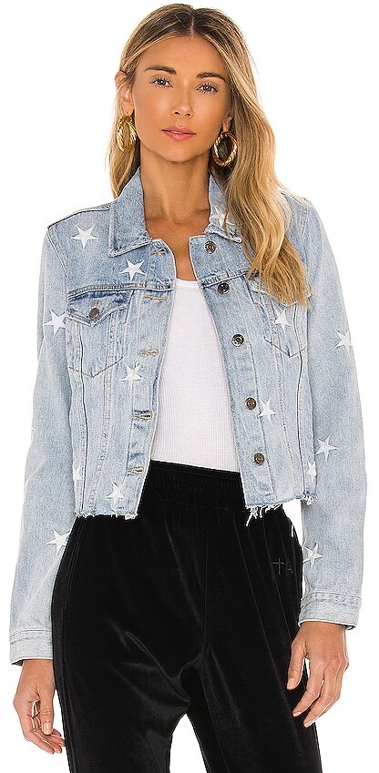Pistola Denim Brando White Star Denim Jacket - ShopStyle