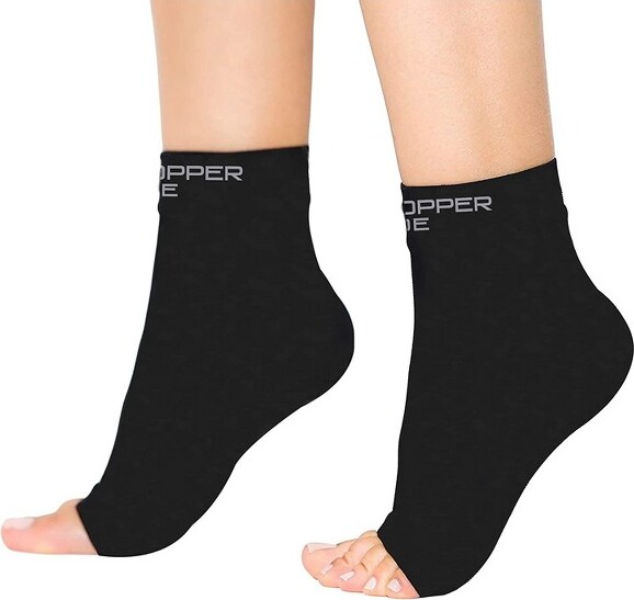 Copper Joe Ankle Brace Copression Sleeve Foot Brace, Ankle Wrap Foot ...