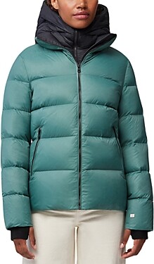 Soia & Kyo Cassia Layered Down Puffer Jacket - ShopStyle