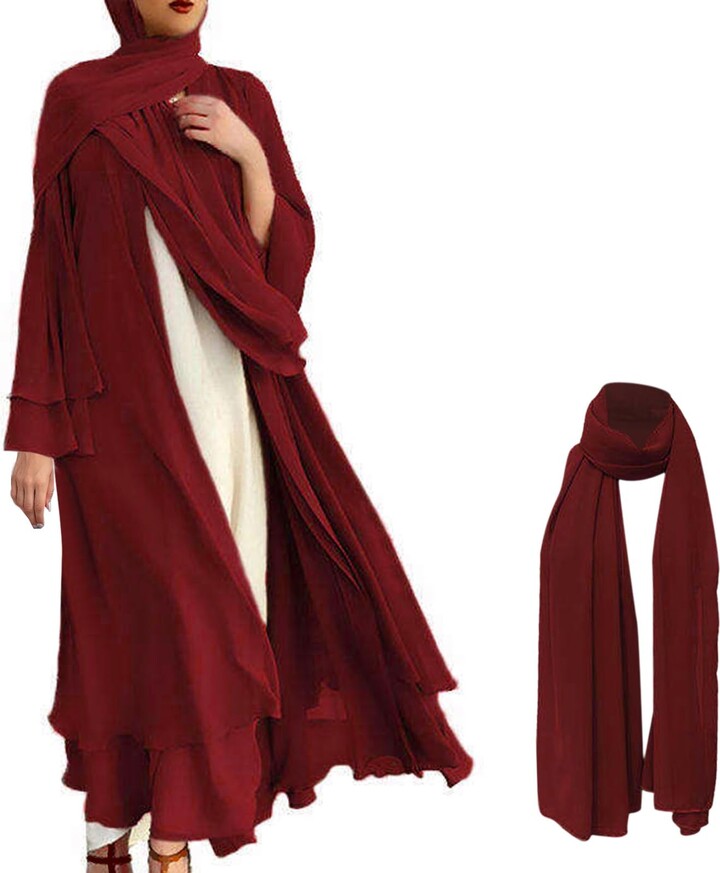 ZWXIN Women's Kaftan Dress Islam Abaya Clothing Women Dubai Prayer ...
