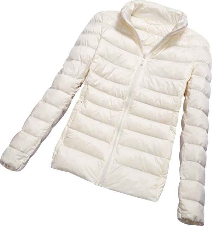 Peuignao Ladies Puffer Jacket Lightweight Packable Down Jacket Women ...