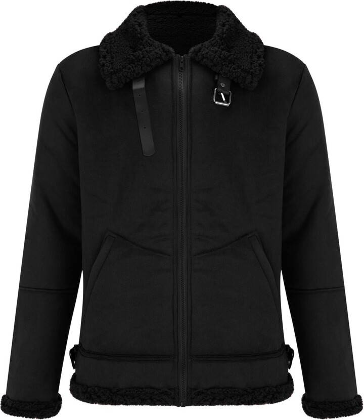 Generic Men's Winter Military Jacket Leather Jacket Men's Lightweight ...