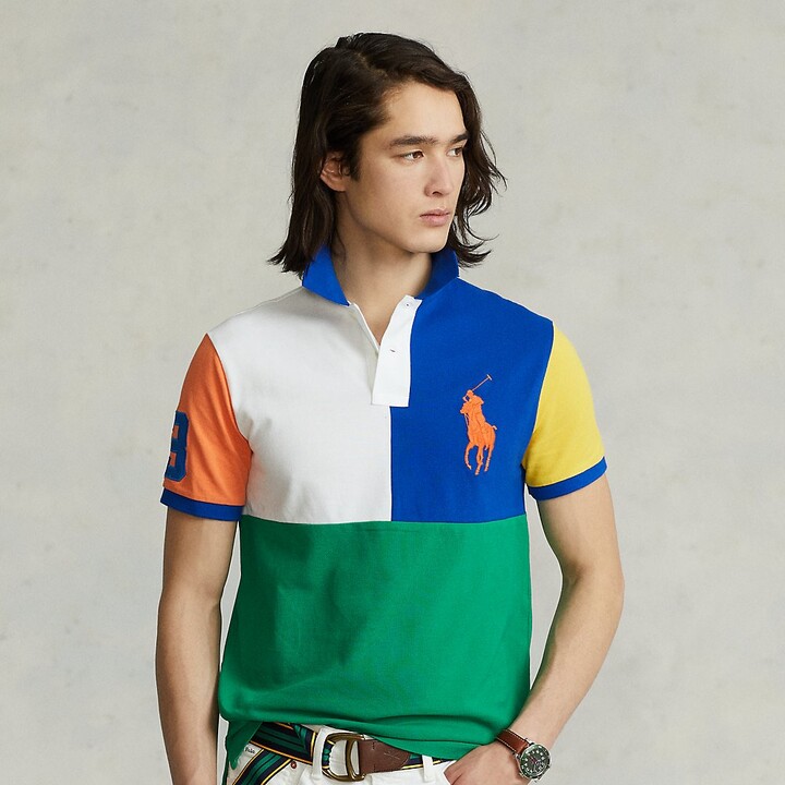 Ralph Lauren Custom Slim Fit Big Pony Mesh Polo Shirt - ShopStyle