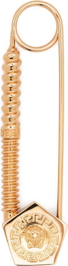 Versace Medusa Safety Pin brooch - ShopStyle