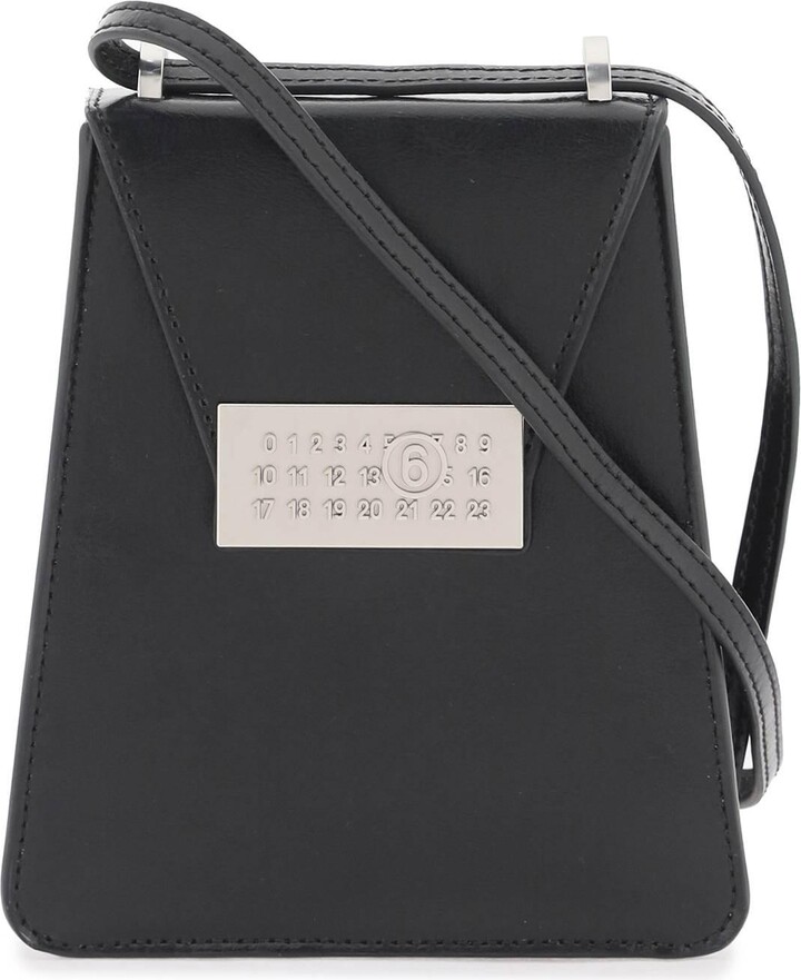 MM6 MAISON MARGIELA Mini shoulder bag with numeric design - ShopStyle