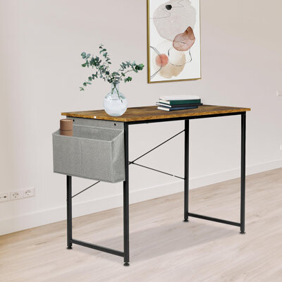 17 Stories Voccola 40'' W Square Computer Desk Small Space Study Table ...