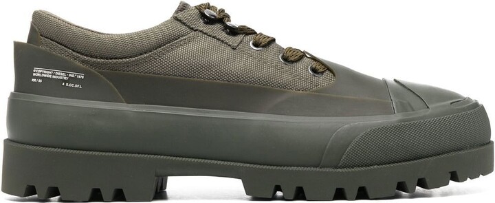 Diesel Hiko chunky lug-sole sneakers - ShopStyle