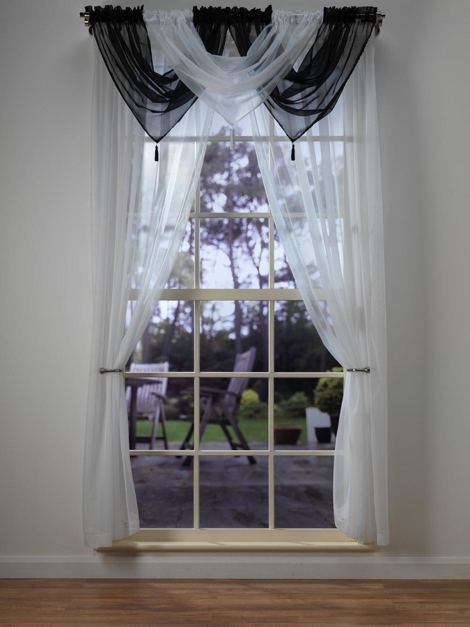 Voile Swag Curtains - ShopStyle Sheers