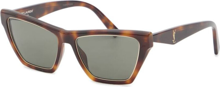 Saint Laurent Sl M103 Rim" Sunglasses - ShopStyle