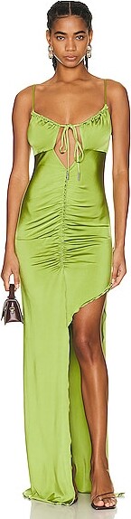 ET OCHS Brie Purl Edge Maxi Dress in Green - ShopStyle