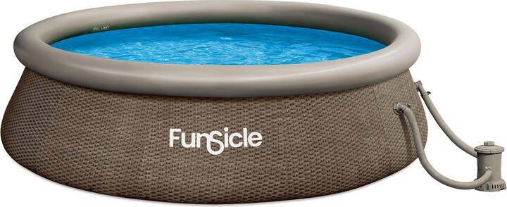 Funsicle 12' x 36" QuickSet Ring Top Above Ground Swimming Pool ...
