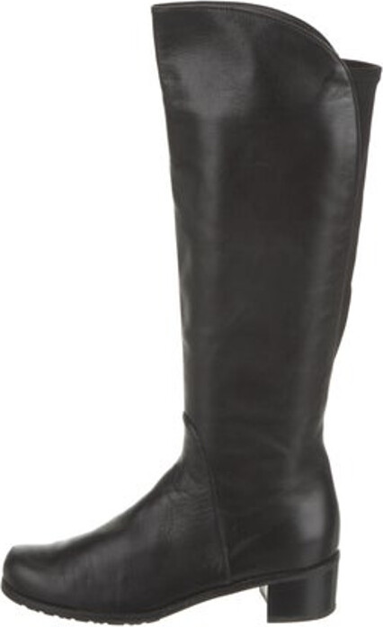 Stuart Weitzman Leather Riding Boots - ShopStyle
