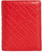 Comme des Garçons Wallets Roots Embossed Leather Bifold Wallet - ShopStyle