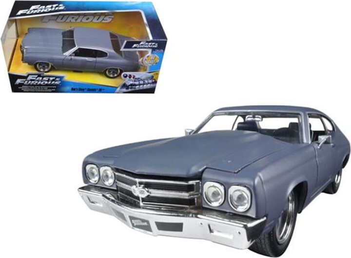 Jada Toys Jada 1 by 24 Scale Diecast Doms Chevrolet Chevelle SS Matt ...