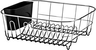 LEGIAT Black Deluxe Chrome - Plated Steel Small Dish Drainers ...