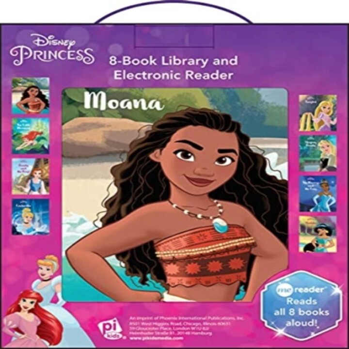 PI Kids Disney Princess: Me Reader 8-Book Library and Electronic Reader ...