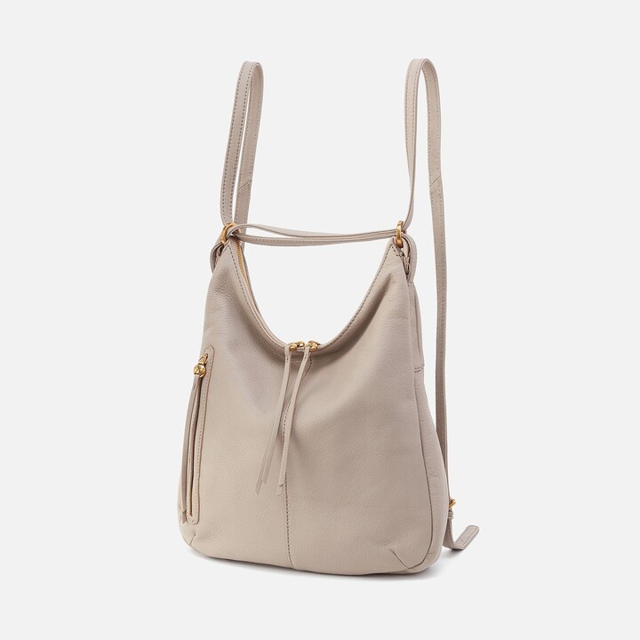 Hobo Merrin Convertible Backpack In Pebbled Leather - Taupe - ShopStyle