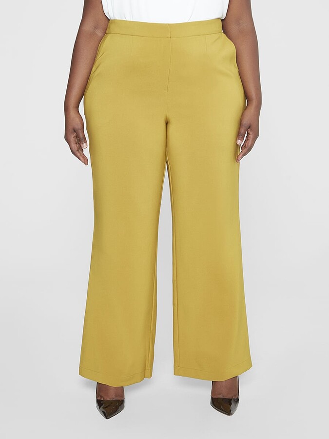Fashion to Figure Plus Size Zoe Flare Leg Suit Pants - Gabi Fresh X FTF ...