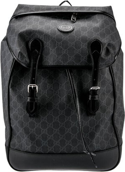 Gucci GG Supreme Medium Interlocking G Backpack - ShopStyle