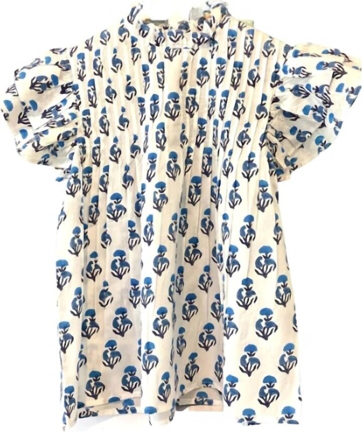 Sohana Women's Flutter Top In Blue/white - ShopStyle