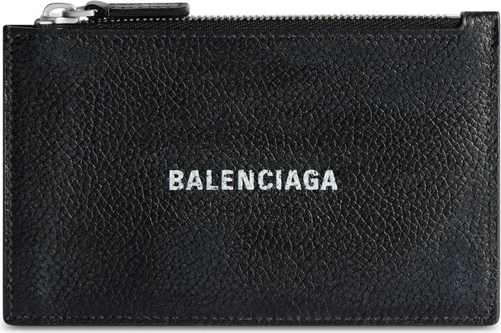 Balenciaga Cash Large Long Coin And Card Holder Used Effect - ShopStyle ...