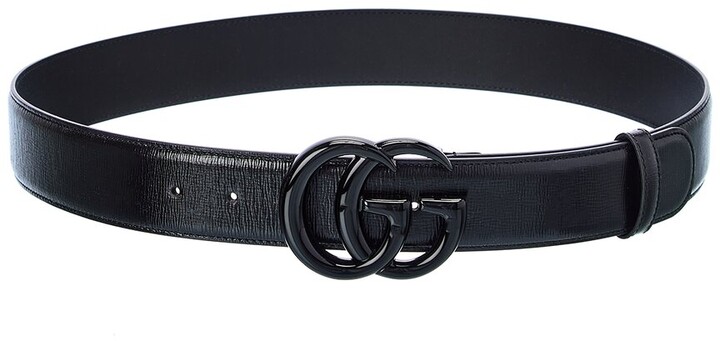 Gucci Gg Marmont Wide Leather Belt - ShopStyle