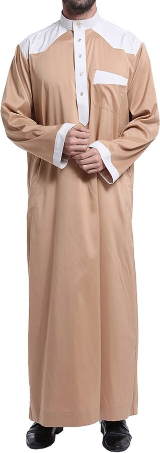 COOFANIN Valentine Backdrop Men's Kaftan without Collars Mens Caftans ...