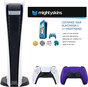 Sony PS5 Digital Console with Extra Purple Dualsense Controller and ...