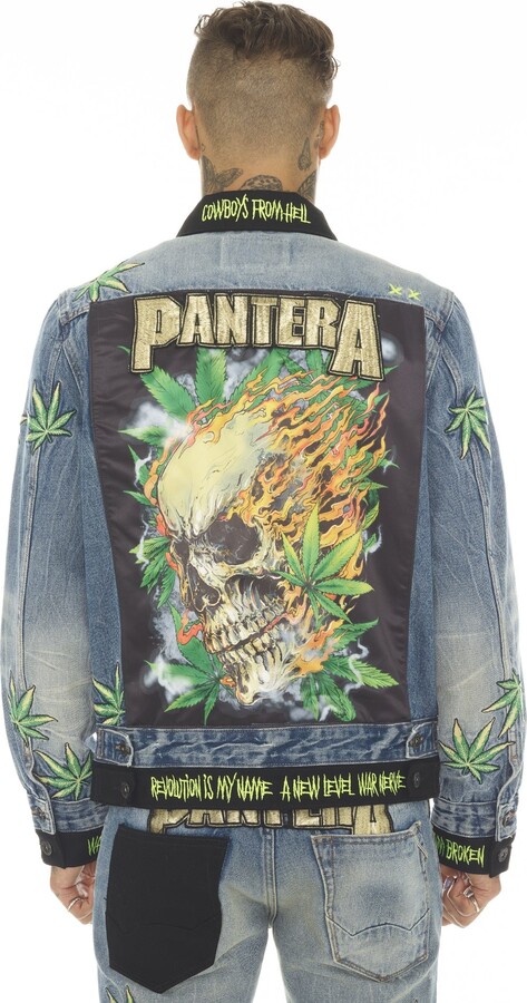 Cult of Individuality-Men Type Iv Denim Jacket With Double Cuff And ...