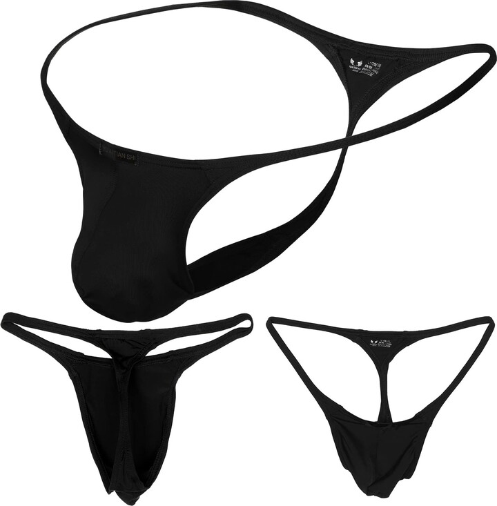 Neer Men's Low Rise G Strings Thongs Lightweight Underwear Men's Thong ...