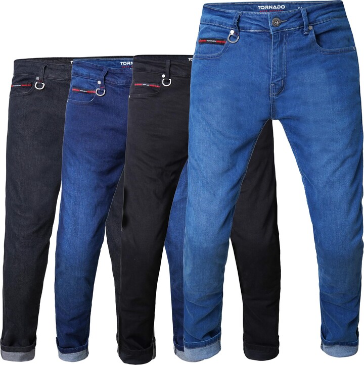 Tornado Motorcycle Jeans - Denim Pants Motorbike Jeans Comfort Biker ...