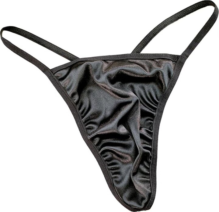 Faringoto Male Satin Sissy Panties T-back G-String Male Gay Sissy ...