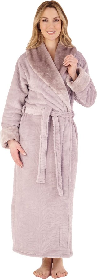 Slenderella HC88338 Women's Grey Dressing Gown XXLarge - ShopStyle ...