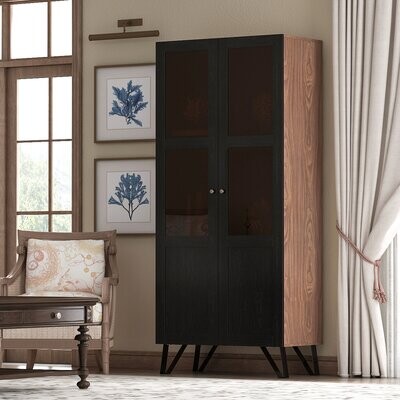 Corrigan Studio 71'' Storage Cabinet 3 Selves 2 Door - ShopStyle