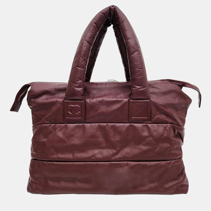 Chanel Brown Leather Coco Cocoon Bag - ShopStyle